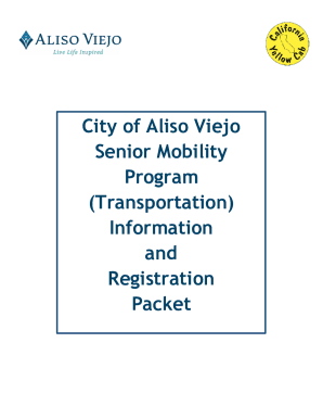 Fillable Online Senior Mobility Program Fact Sheet Fax Email Print - pdfFiller