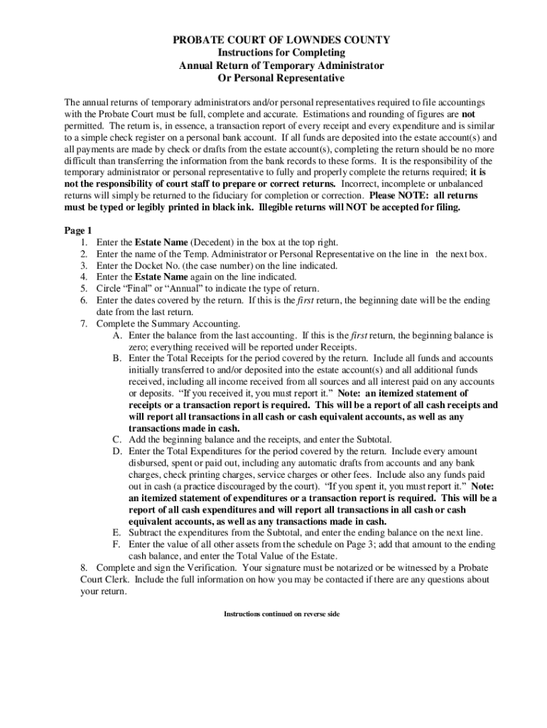 Fillable Online Duties and Responsibilities of Personal Representatives of ... Fax Email Print ...