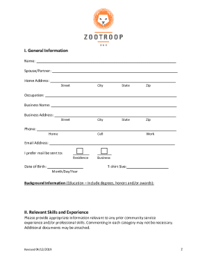 Fillable Online Prospective Member Application - Assets Service Fax ...