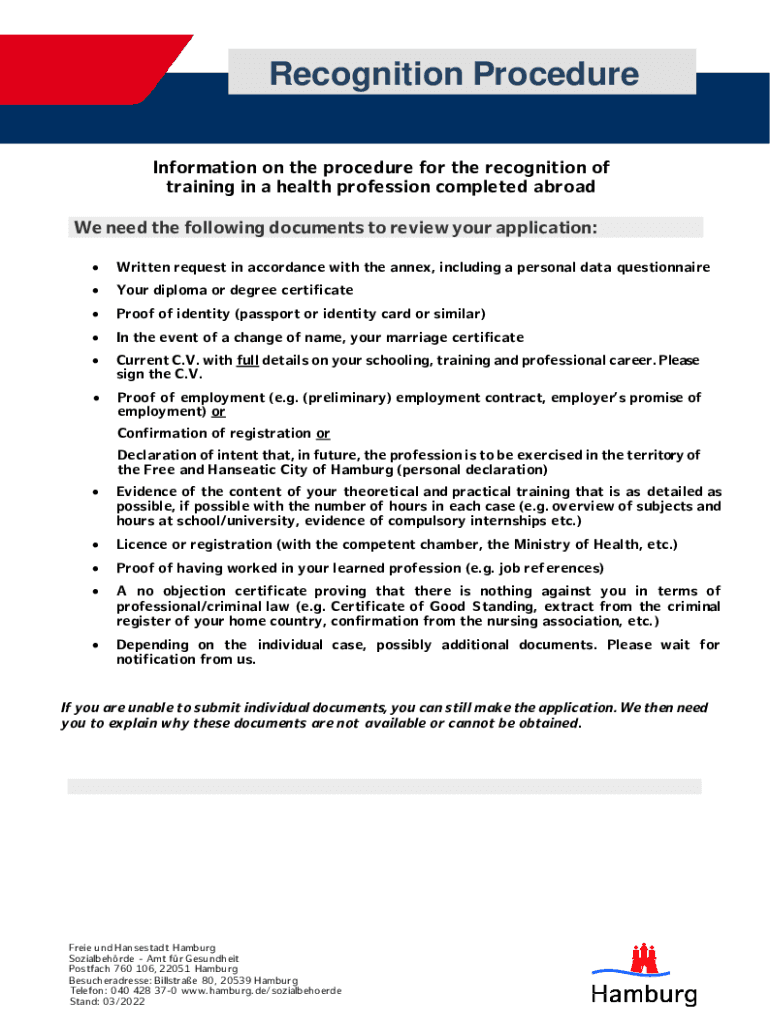 Fillable Online Healthcare professions: recognize foreign diplomasSRC Fax Email Print - pdfFiller