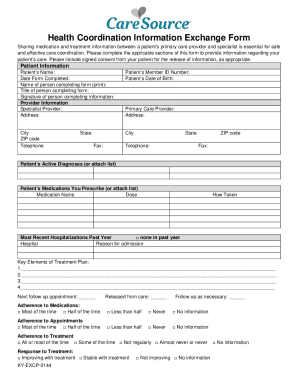Fillable Online T-0509 Coordination of Care Referral Form - Specialist ...