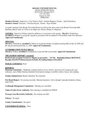 Fillable Online 3. Approval of Agenda Fax Email Print - pdfFiller