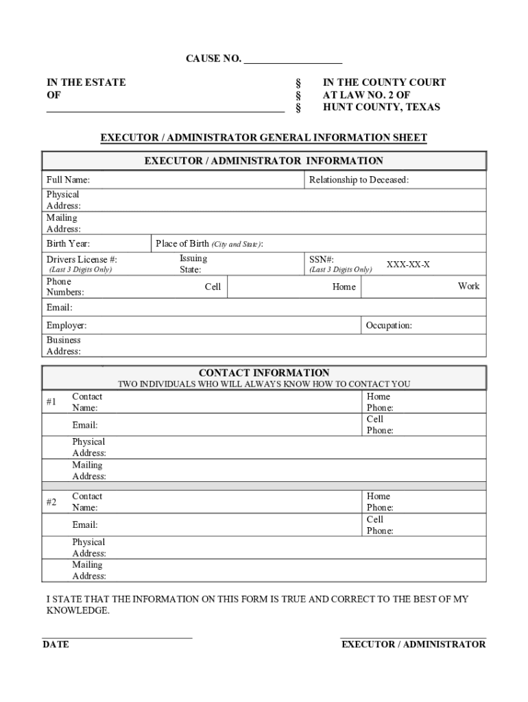 Fillable Online citation on application for probate of written will ...