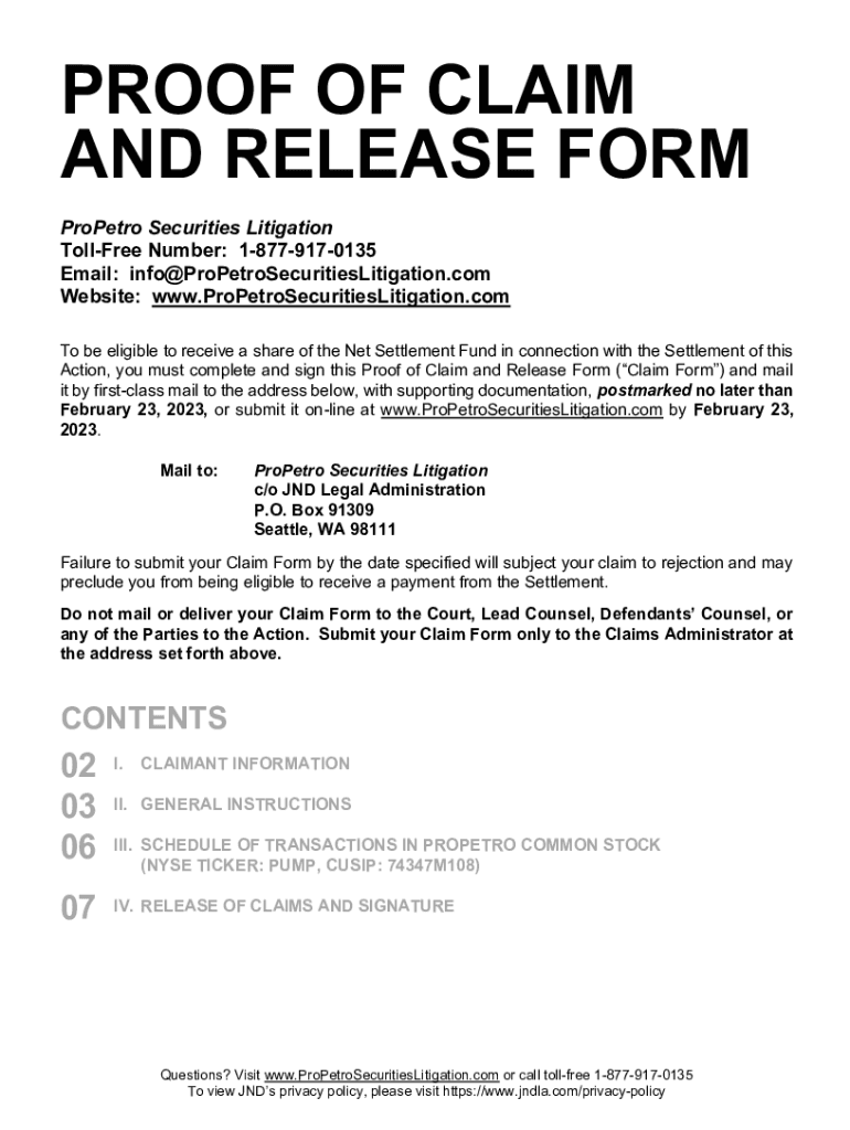 Fillable Online PPS - Claim Form - Neat Fax Email Print - pdfFiller