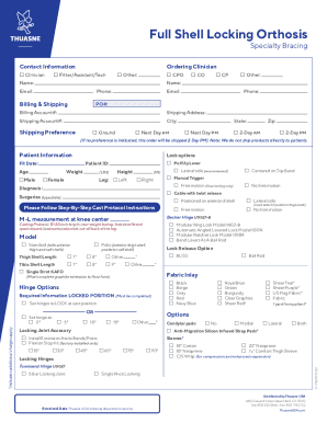 Fillable Online Townsend Design - Trigger Lock Options Premier ... Fax ...