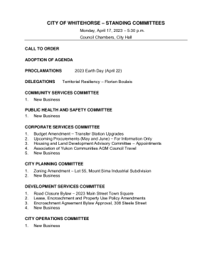 Fillable Online Agenda for Civic Affairs on Wednesday, 5th July, 2023 ...