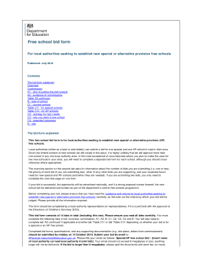 Fillable Online The bid form explained Fax Email Print - pdfFiller