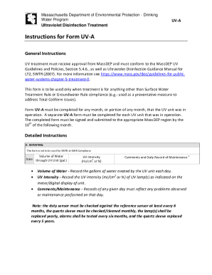Fillable Online Instructions for Form UV-A Fax Email Print - pdfFiller
