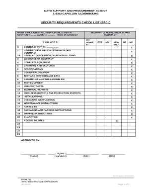 DD 254 CONTRACT SECURITY CLASSIFICATION ... Doc Template | pdfFiller