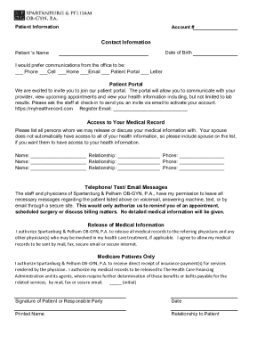 Fillable Online Personal health records - NHS account help and support ...