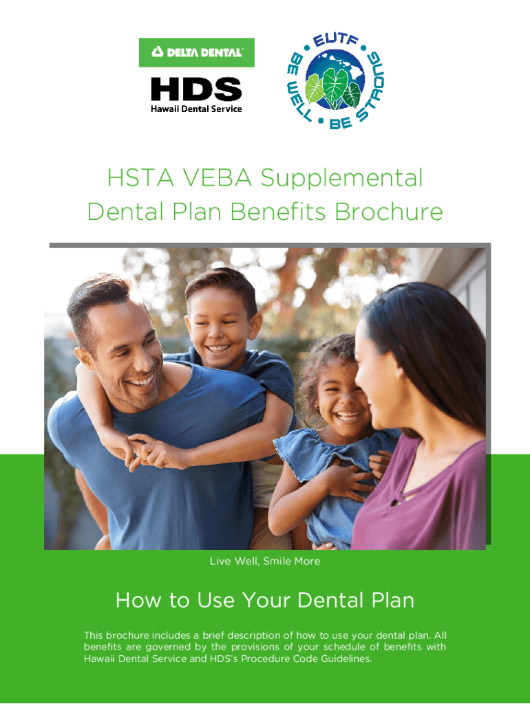 Fillable Online HSTA VEBA Supplemental Dental Plan Benefits Brochure ...