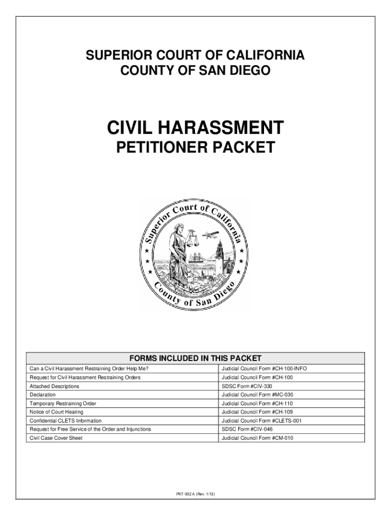 Fillable Online Who Can File a Civil Harassment Restraining Order? Fax ...