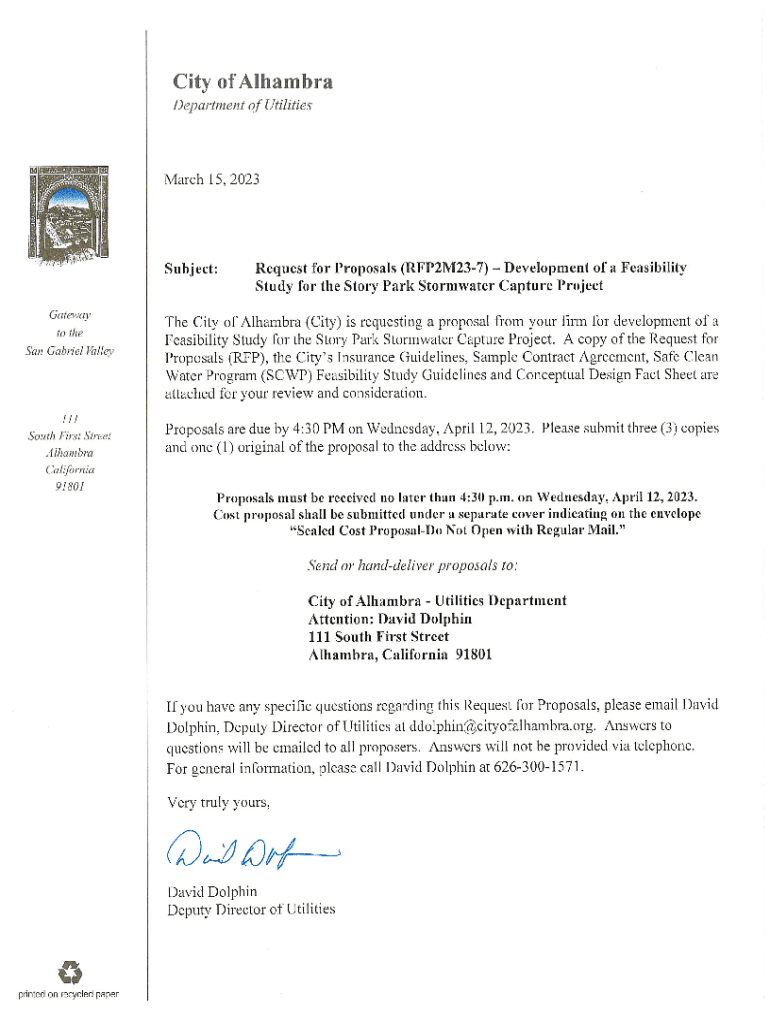 Fillable Online rfp2m23-7 request for proposals for development of a ...