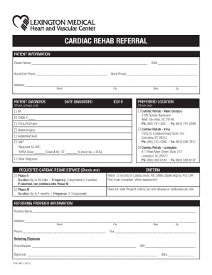 Fillable Online Cardiac Rehab: What It Is and How It Helps Your Heart ...