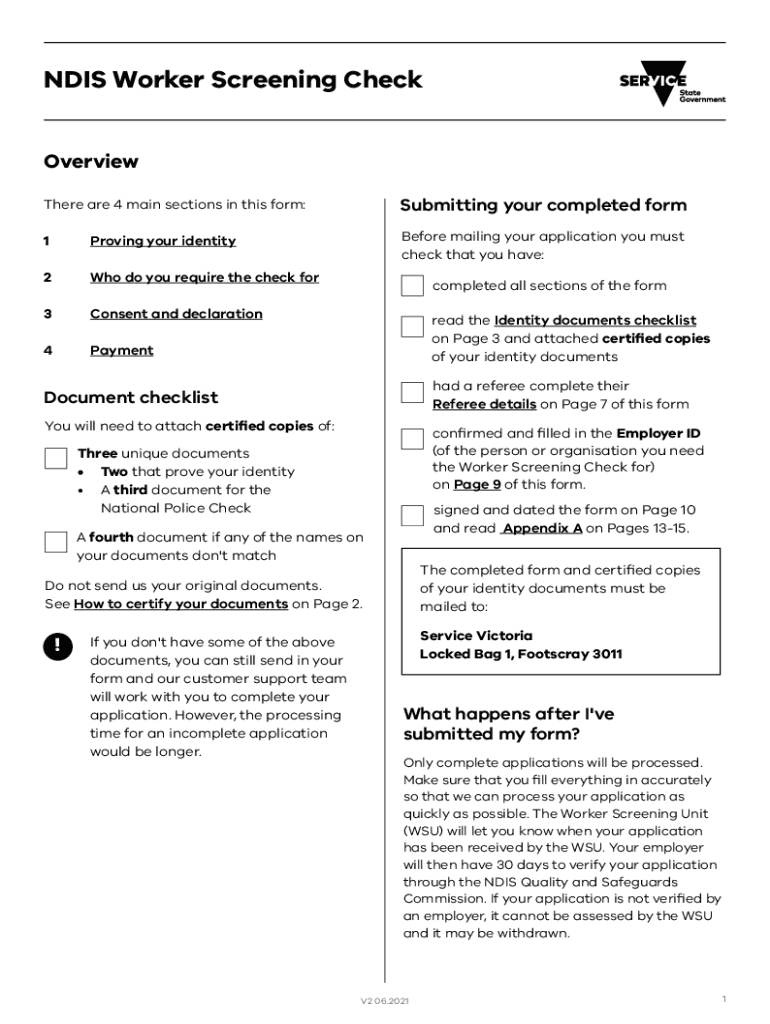 Fillable Online NDIS Offine Form.pdf - NDIS Worker Screening Check ...