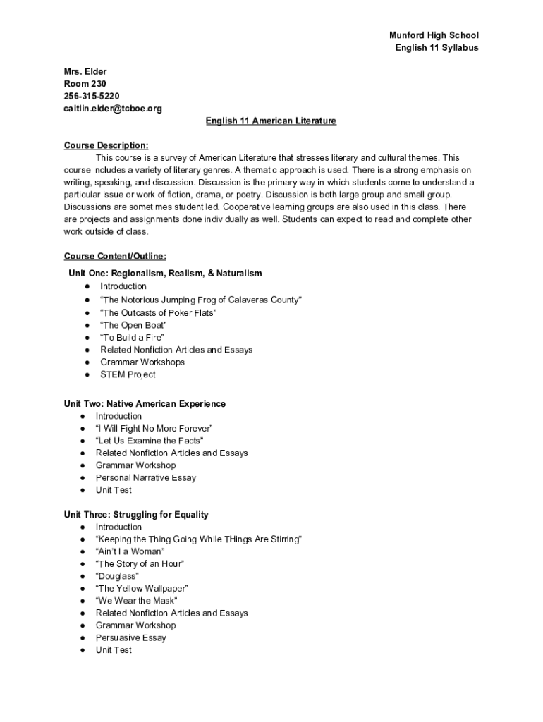 Fillable Online Welcome to the English/ Language Arts Department Fax ...