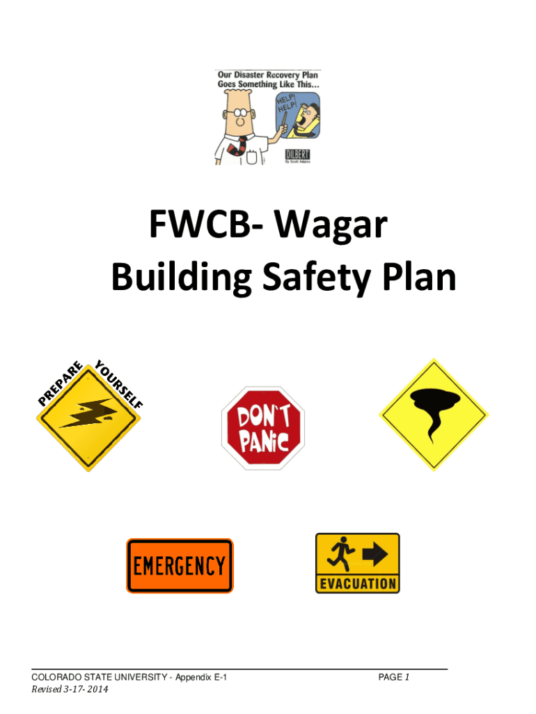 Fillable Online warnercnr colostate Sample Building Safety Plan Fax ...