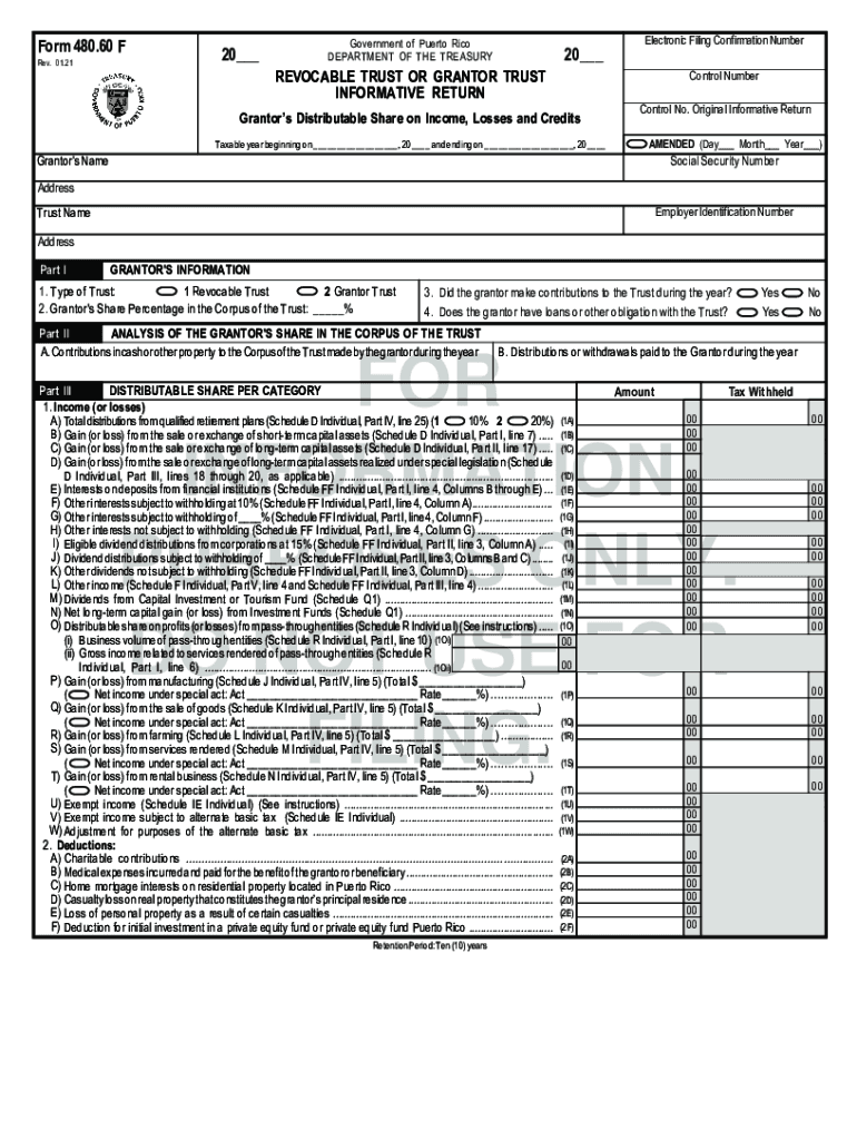 Fillable Online hacienda gobierno Foreign Tax Credit and Completing ...