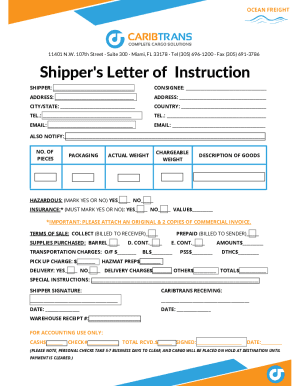 Fillable Online SLI Form Fax Email Print - pdfFiller