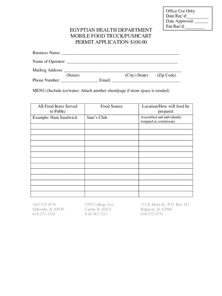 Fillable Online EGYPTIAN HEALTH DEPARTMENT Fax Email Print - pdfFiller