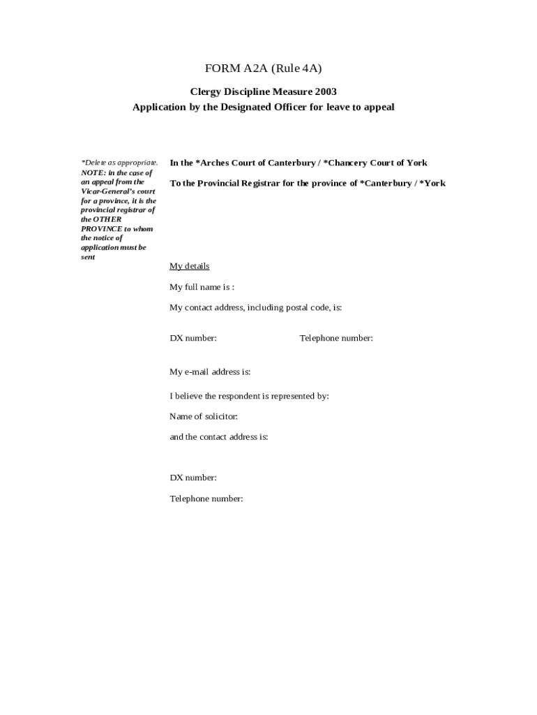 A2A Doc Template | pdfFiller