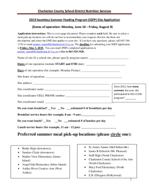 Fillable Online CCSD will continue to provide free meals during the ...