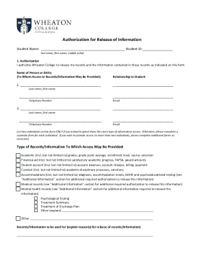 Fillable Online AUTHORIZATION TO RELEASE PATIENT-RELATED Fax Email ...