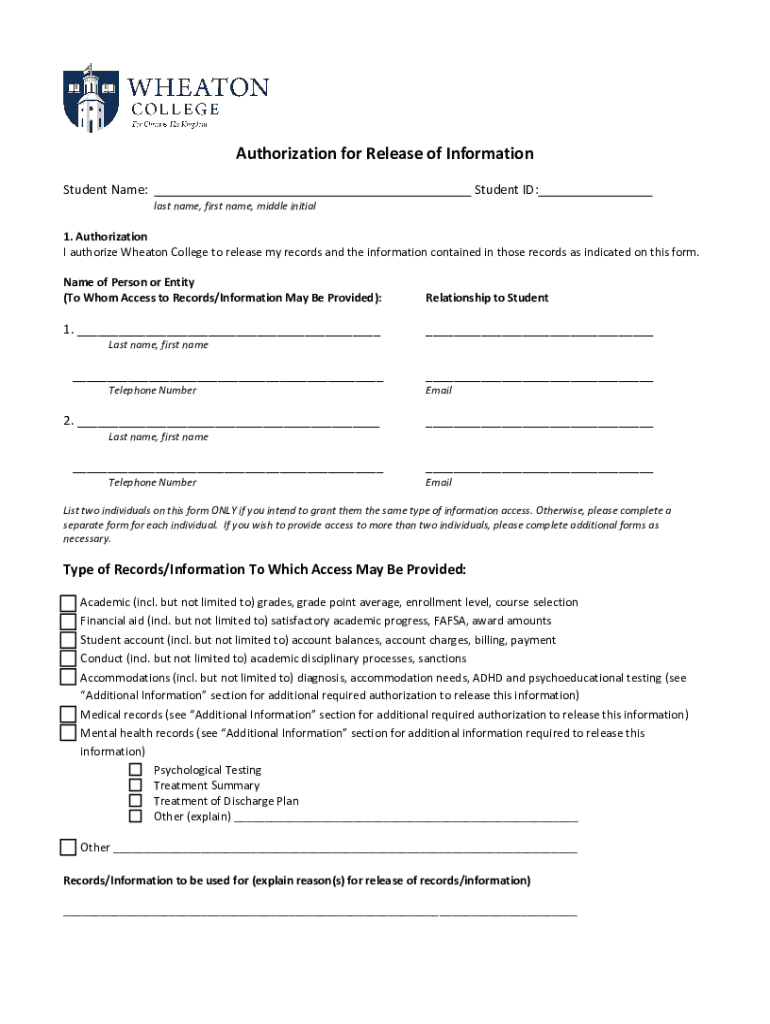 Fillable Online AUTHORIZATION TO RELEASE PATIENT-RELATED Fax Email ...