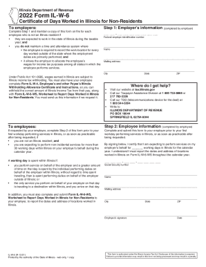 Fillable Online tax illinois 2022 Form IL-W-6Illinois Department of ...
