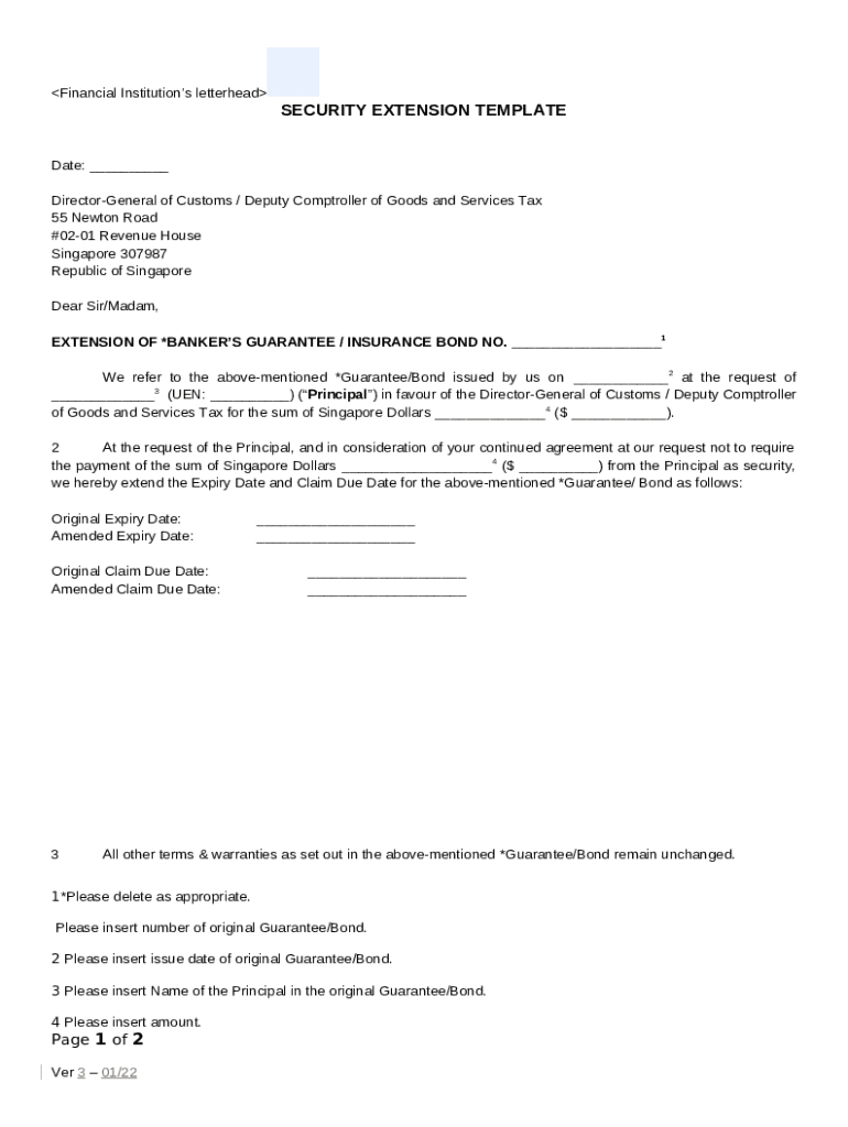 Security-Extension-template.doc Doc Template | pdfFiller