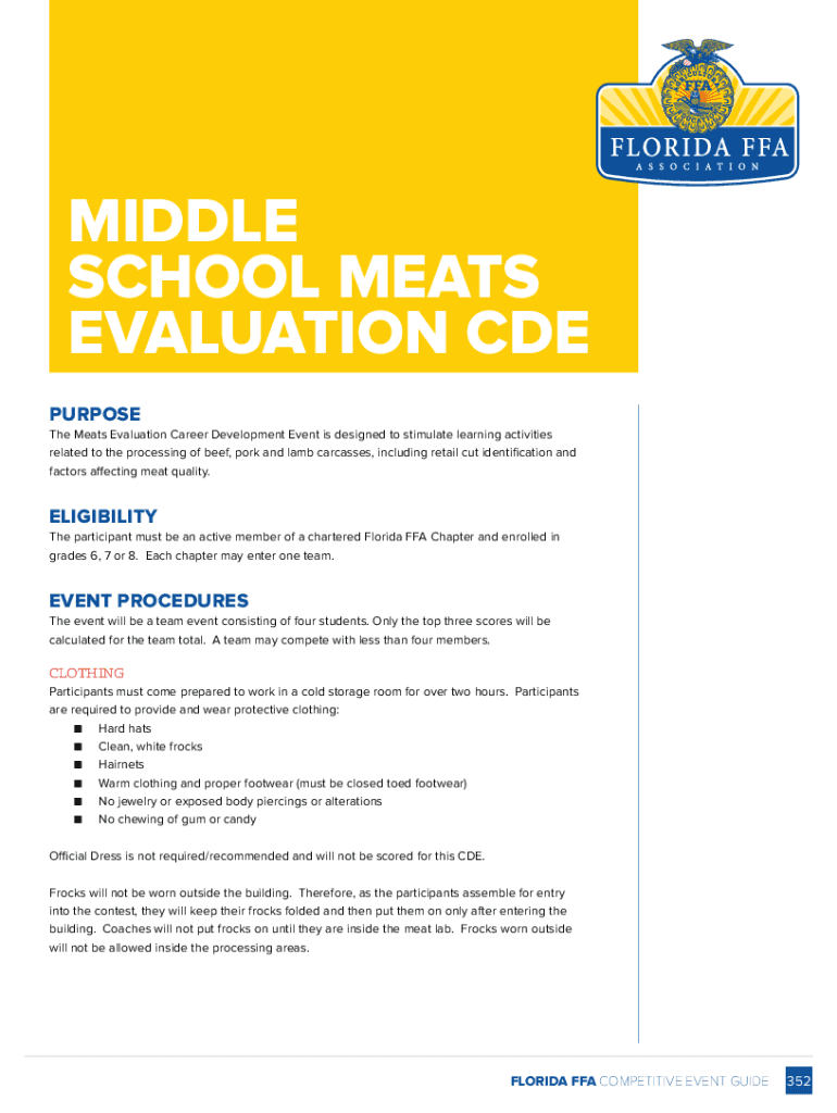Fillable Online Development of Basic Meat Science Curriculum Standards ...