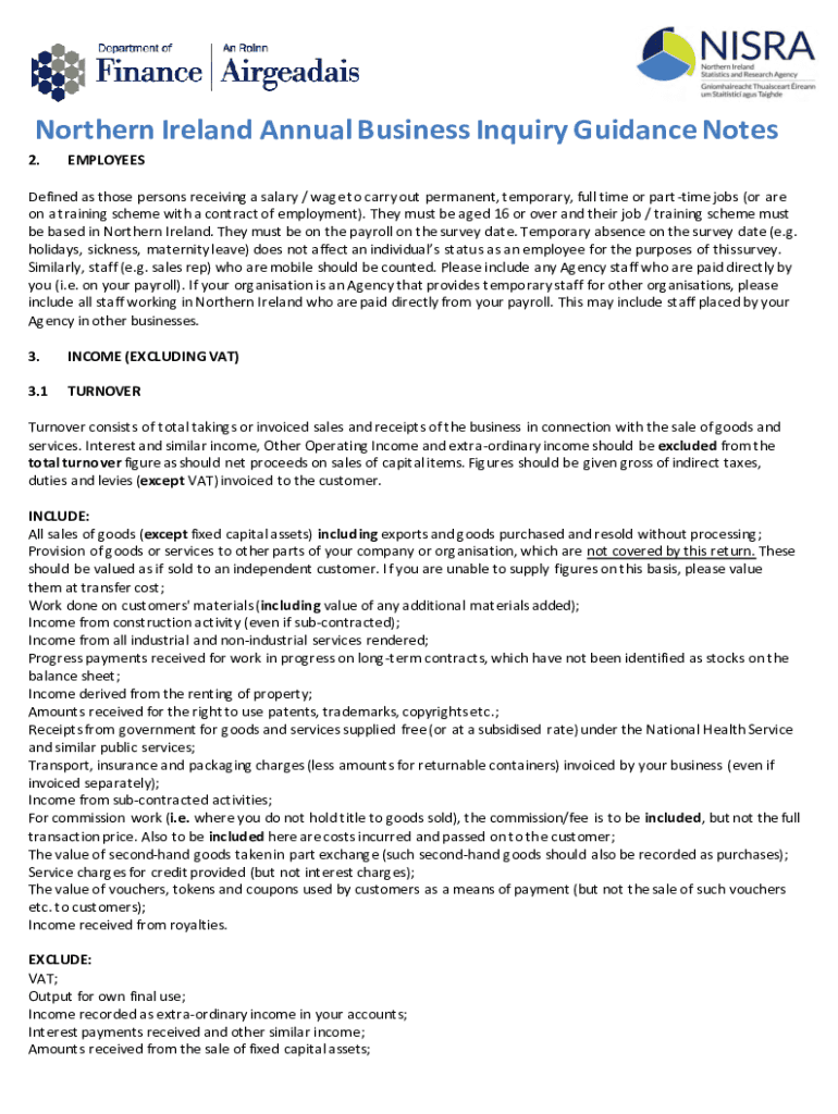 Fillable Online ABI form 233 Guidance Notes Fax Email Print - pdfFiller