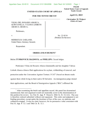 Fillable Online Asylum fear of future persecution Fax Email Print ...