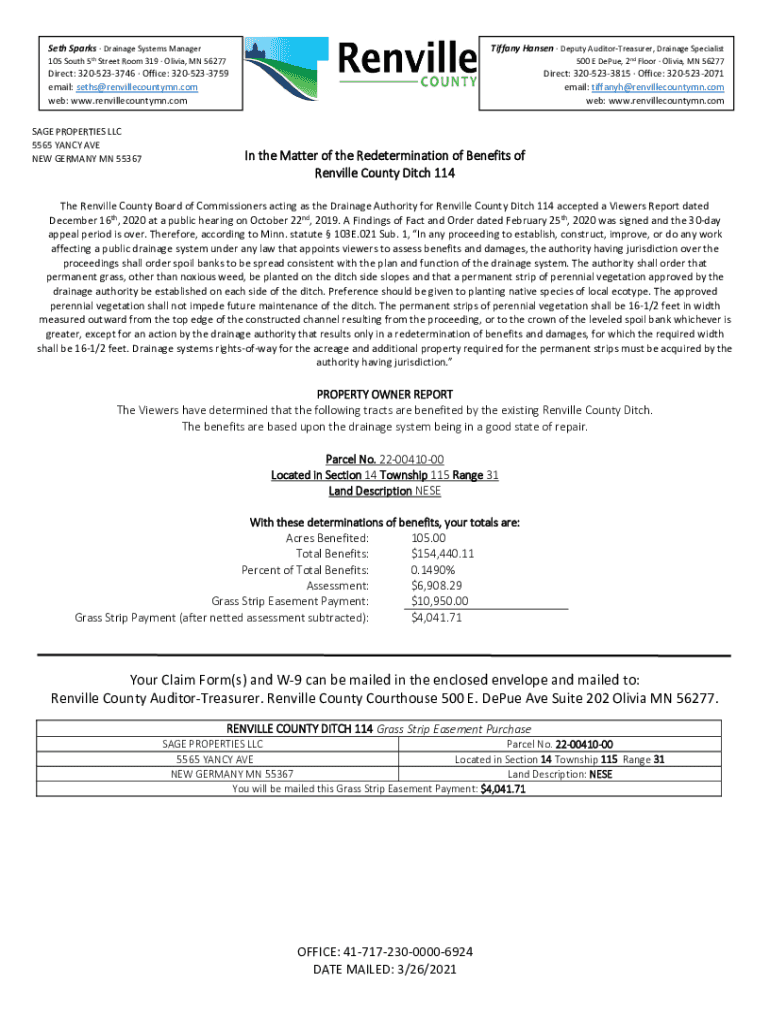Fillable Online Your Claim Form(s) and W-9 can be mailed in the ...