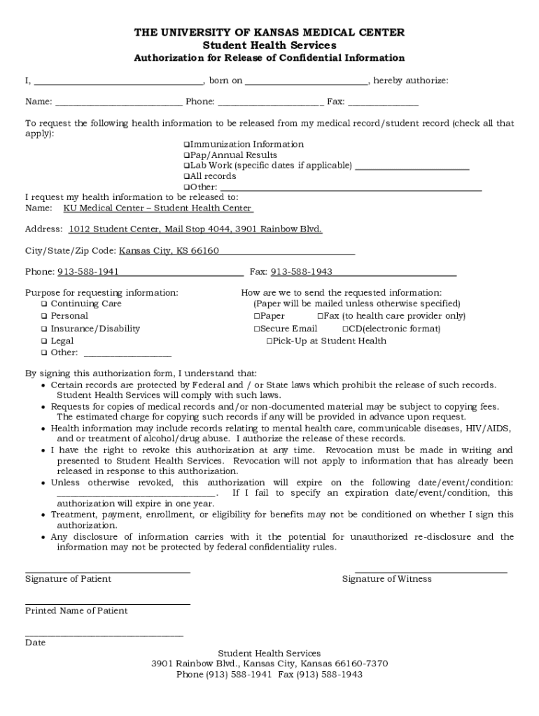 Fillable Online authorization-for-release-of-protected-health-information. ... Fax Email Print ...