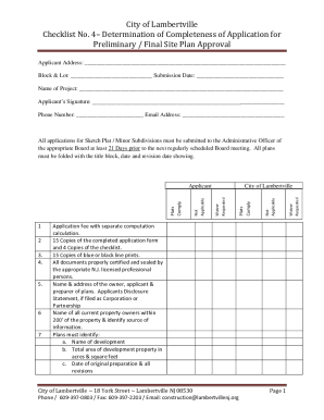 Fillable Online SUBDIVISION AND SITE PLAN REVIEW AND CERTIFICATES ...