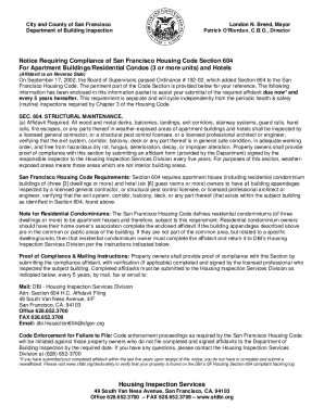 Fillable Online Compliance Affidavit Section 604 Fax Email Print ...