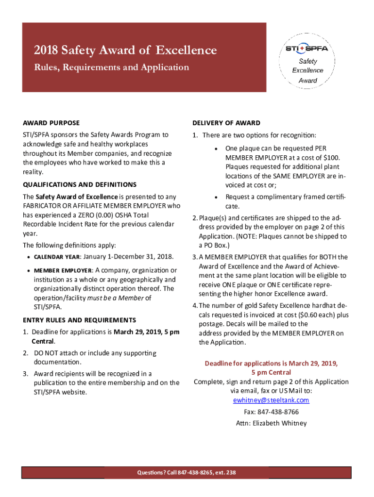 Fillable Online Excellence in health and safety celebrated - The Imperial ... Fax Email Print ...