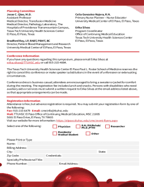 Fillable Online Save the Date: Current Best Practices in Patient Blood ...
