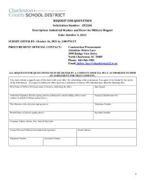 Fillable Online Request for Proposal Laundry Room Equipment and ... Fax ...