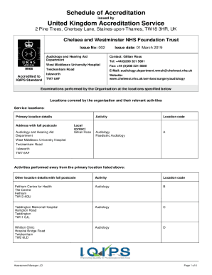 Fillable Online ISO IEC 17025 - UKAS Schedule of Accreditation Fax ...