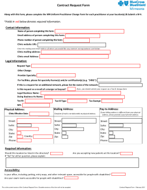 Fillable Online Mn Uniform Practitioner Change Form - Fill Out and Sign ...
