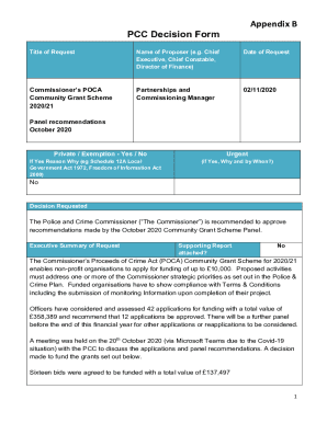 Fillable Online southyorkshire-pcc gov 2020-21 Final PCC Statement of ...