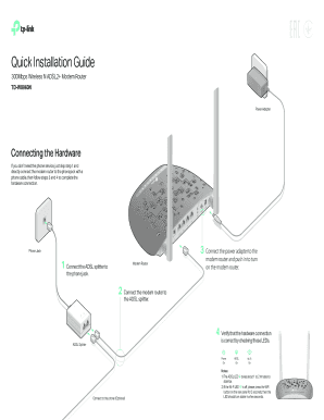 Fillable Online How to Connect a Landline Phone to a Modem or Wifi ...
