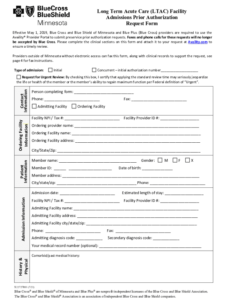 Fillable Online LTACH assessment form Fax Email Print - pdfFiller