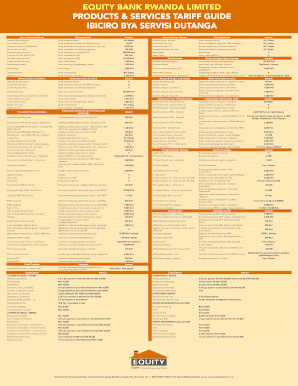 Fillable Online EQUITY BANK RWANDA LIMITED Fax Email Print - pdfFiller