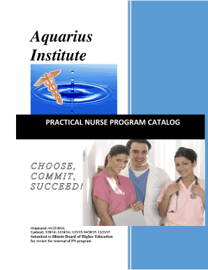 Fillable Online LPN Program Catalog Fax Email Print - pdfFiller