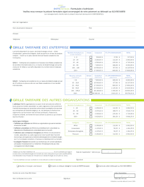 Remplissable En Ligne biotech Formulaire d'adhsion Fax Email Imprimer - pdfFiller