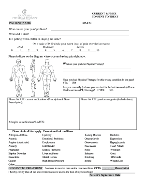 Fillable Online CURRENT & PMHX Fax Email Print - pdfFiller