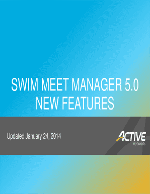 Fillable Online SWIM MEET MANAGER 5 Fax Email Print - pdfFiller